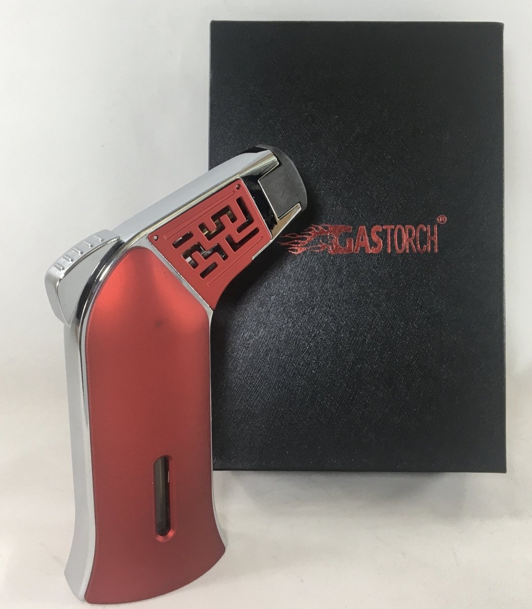 Butane Cigar with Red Torch | Refillable Torch | Smoker Gift – SGS