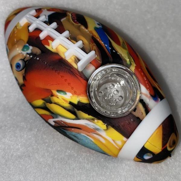 Silicone Football Pipe with Multi Hole Bowl – SGS