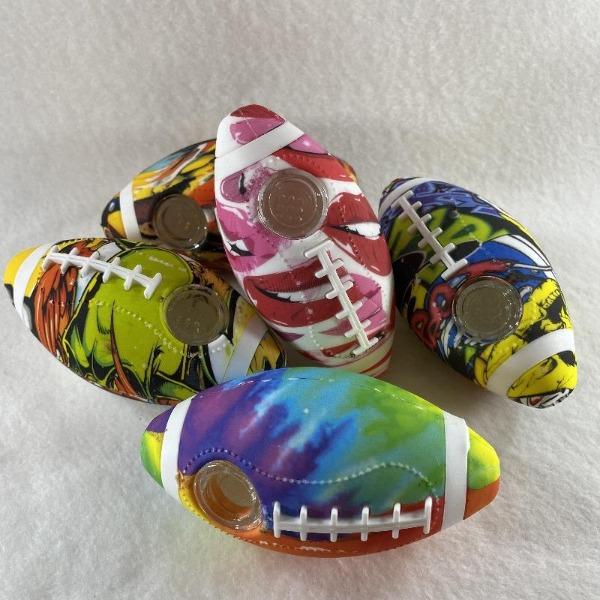 Silicone Football Pipe with Multi Hole Bowl – SGS